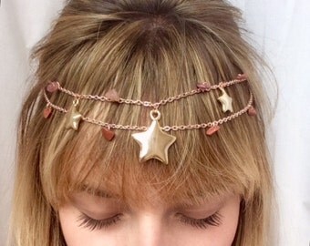 Bohemian head dress | Etsy