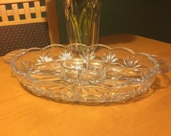 Crystal platter | Etsy