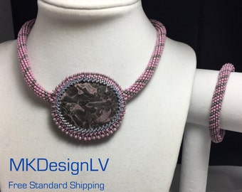 Seed bead bezel | Etsy