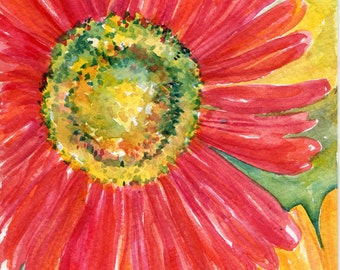 Daisy wall art | Etsy