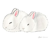 Popular items for bunny sketch on Etsy