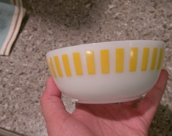 Yellow milk glass | Etsy