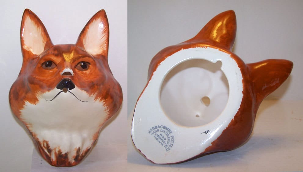 Fox String Holder Babbacombe Pottery Made in England