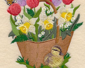 Flower basket quilt | Etsy