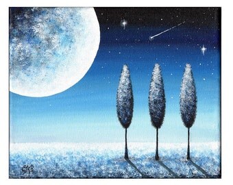 Sapphire moonlight | Etsy