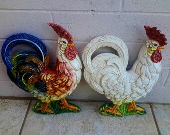 Rooster plaque | Etsy