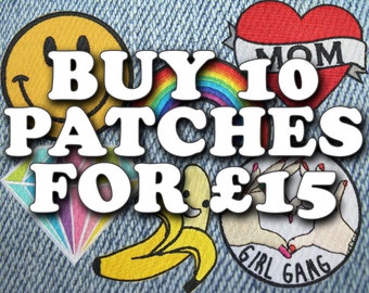 Unique iron on patch related items | Etsy