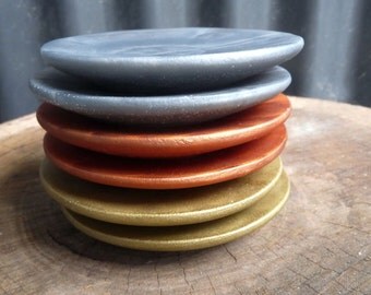 Items similar to Beer Top Resin Coasters, Set of 4 on Etsy