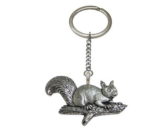 Squirrel key chain | Etsy