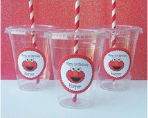 Popular items for elmo party cups on Etsy