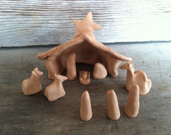 Ceramic nativity | Etsy