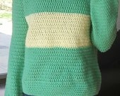 Undertale Inspired Chara Sweater by KittysCrochets on Etsy