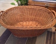 Unique reed baskets related items | Etsy