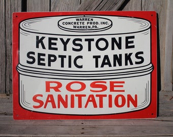 Septic tank sign | Etsy