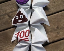 Unique emoji bow related items | Etsy