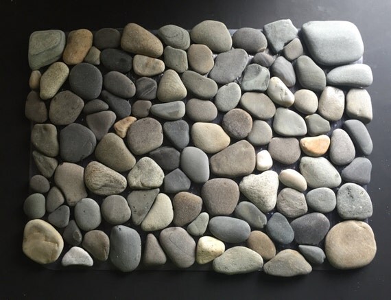Items similar to Stone rug Maine rock mat on Etsy