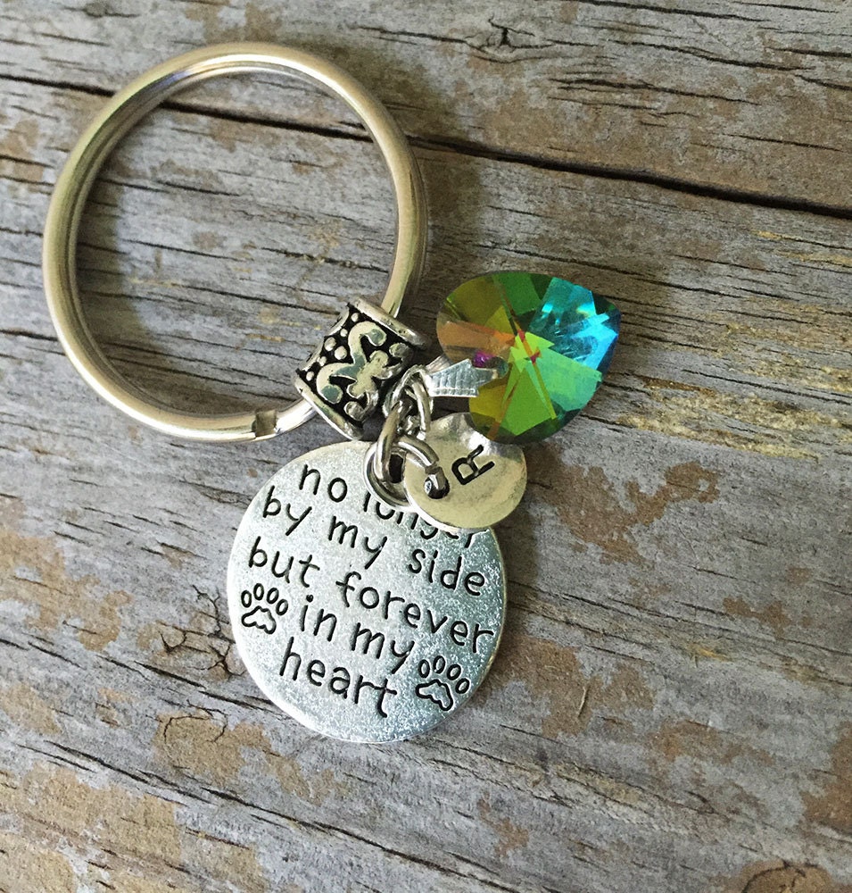 Pet Memorial Keychain/ Pet Keychain/ Pet Remembrance Key Ring/