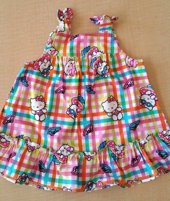 Hello Kitty Handmade Dress Size 12 Months Hello Kitty Handmade Dress Size 12 Months