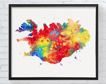 Iceland wall art | Etsy