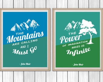 John muir quote | Etsy