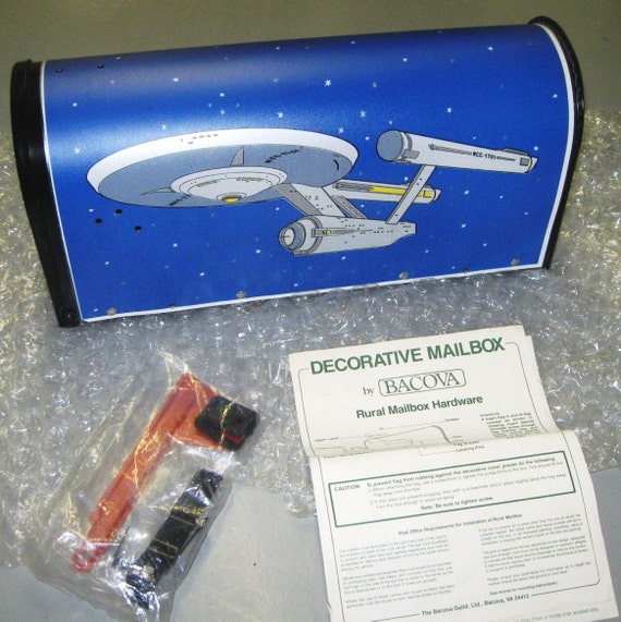 Rare STAR TREK USS Enterprise Mailbox