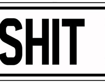 No bullshit sign | Etsy