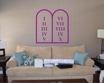 Popular items for ten commandments on Etsy