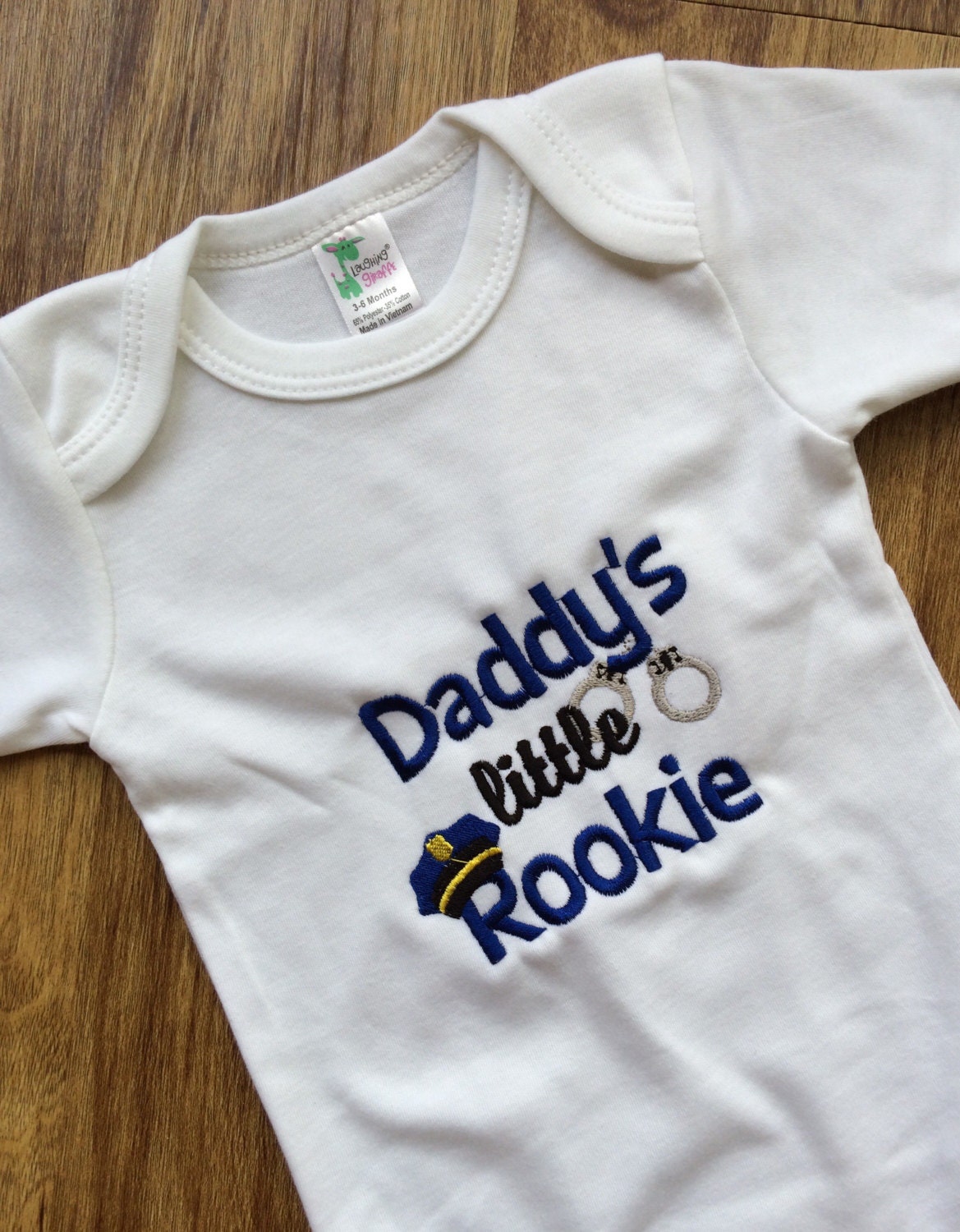 Police Baby Gift Daddy Police officer baby clothes police
