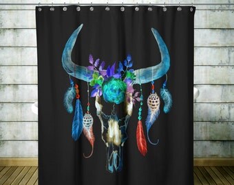 Cow shower curtain | Etsy