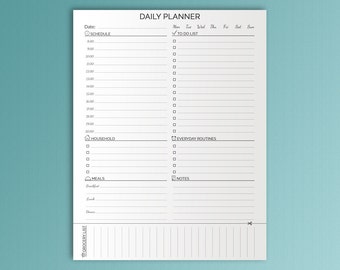 Daily Planner Printable / Daily Planner Binder / Daily