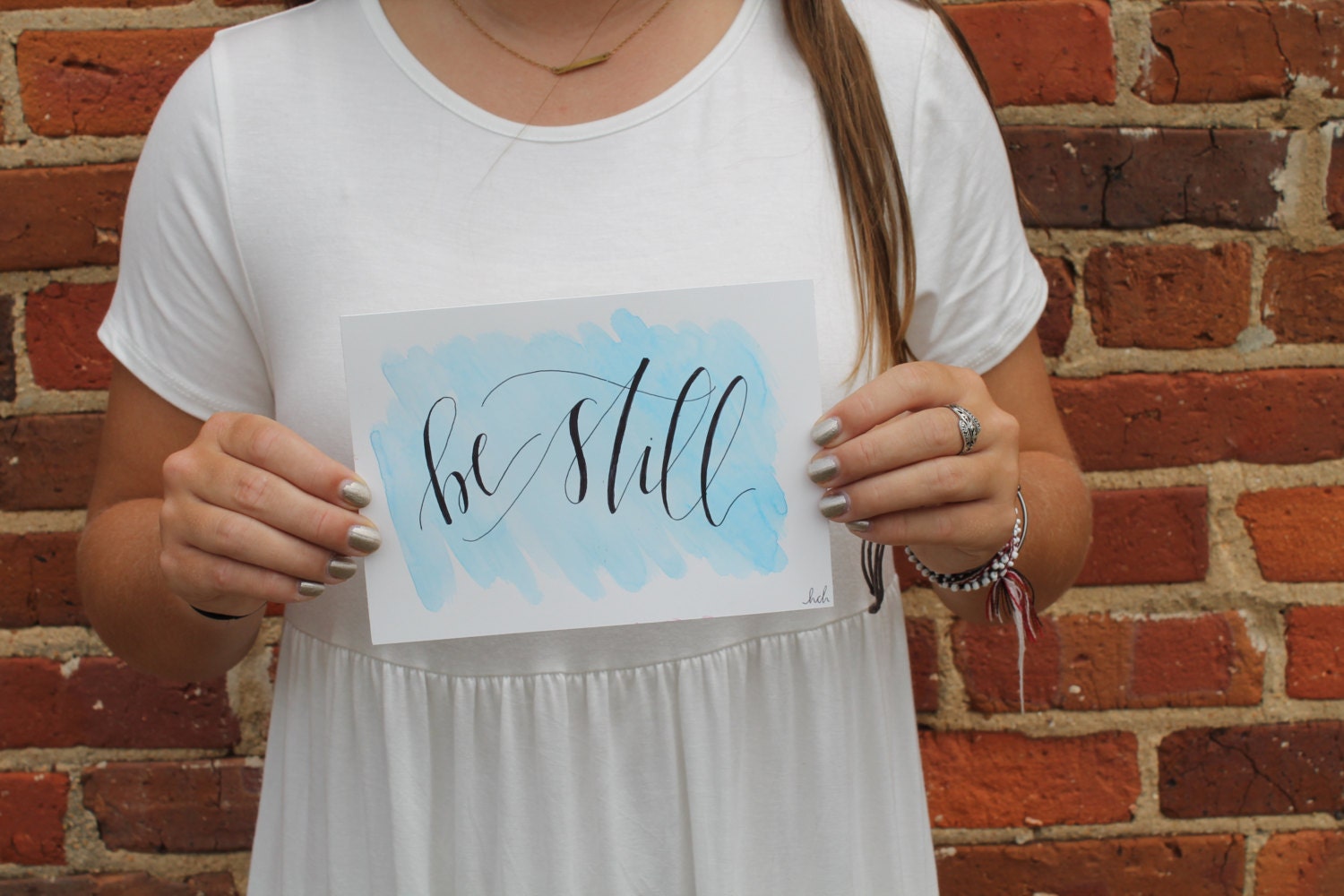 Be Still 5 in. x 7 in. Watercolor painting