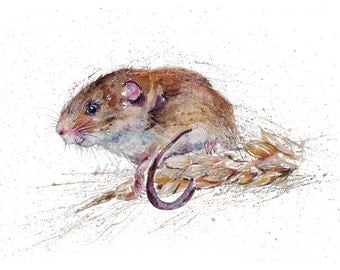 Unique field mice related items | Etsy