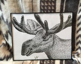 Stipple art | Etsy