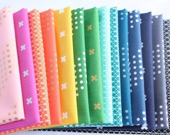 Rainbow fabric | Etsy