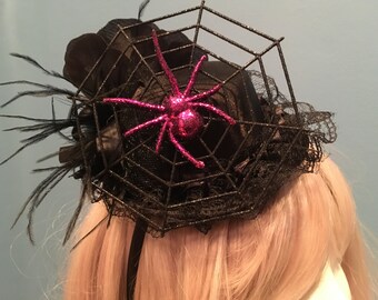 Spider fascinator | Etsy