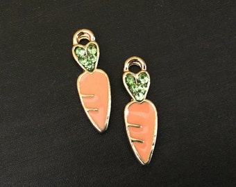 Carrot charms | Etsy