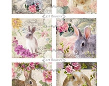 Unique easter bunny tags related items | Etsy