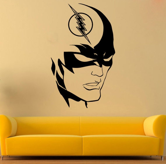 Flash Vinyl Decal The Flash Wall Sticker Comics Stickers Wall