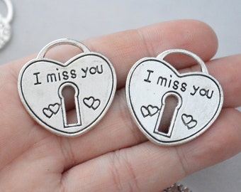 I miss you bracelet | Etsy