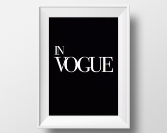 Vogue poster | Etsy