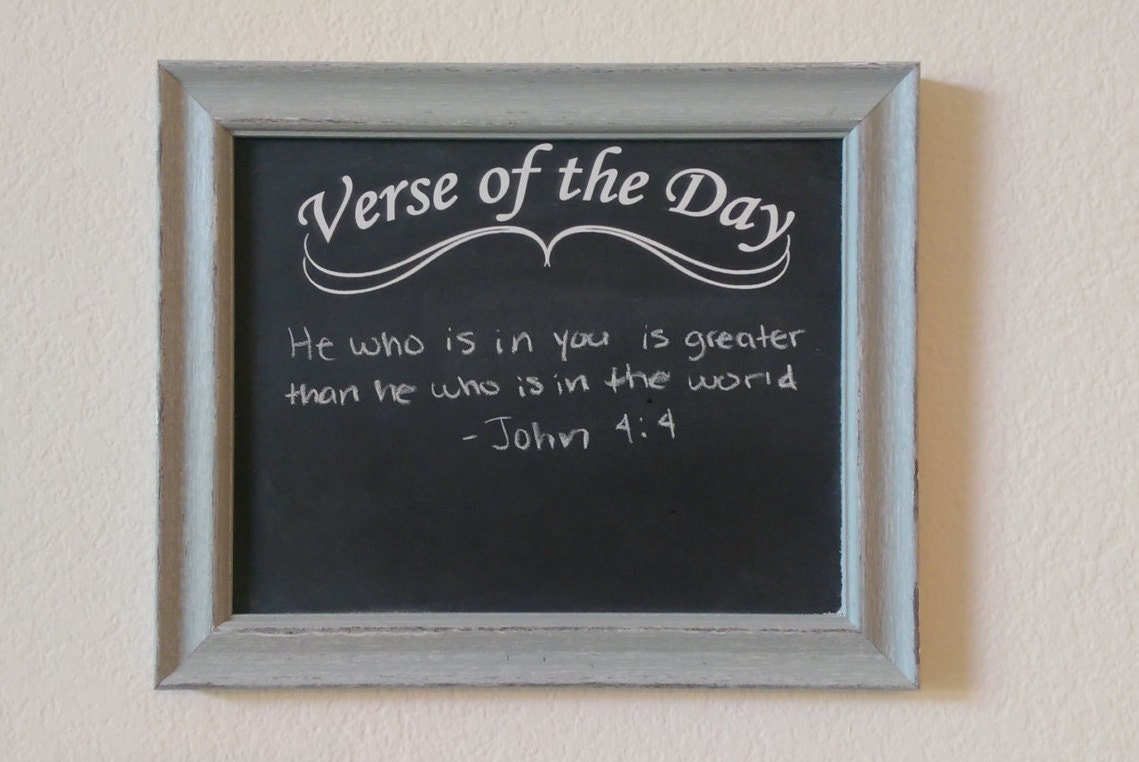 Verse of the Day Verse board Scripture Board Prayer Board