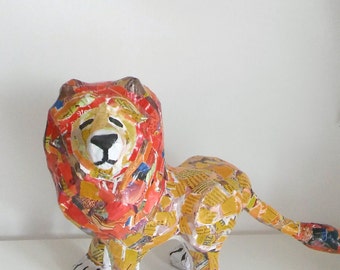 Paper mache animal | Etsy