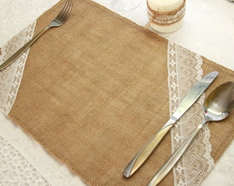 Unique burlap table decor related items | Etsy