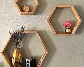 Hexagon shelves | Etsy