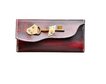 Large Ladies Checkbook Wallet Womens Wallet with Extra Card