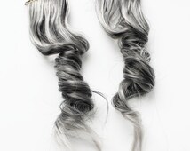 Unique grey hair extension related items | Etsy