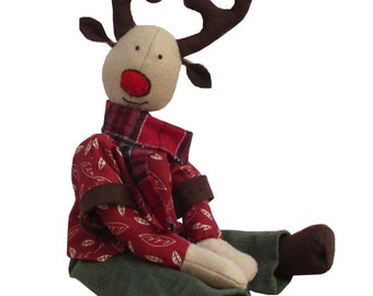 Stuffed reindeer | Etsy