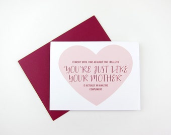 Like a mom card | Etsy