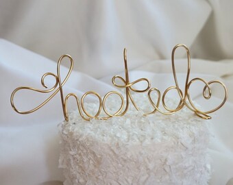 Hooked cake topper | Etsy