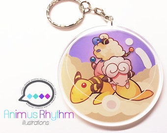 Mareep Flaaffy Ampharos Mega Ampharos Pokemon Perler